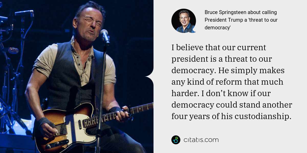 Bruce Springsteen Quotes and Sayings | Citatis